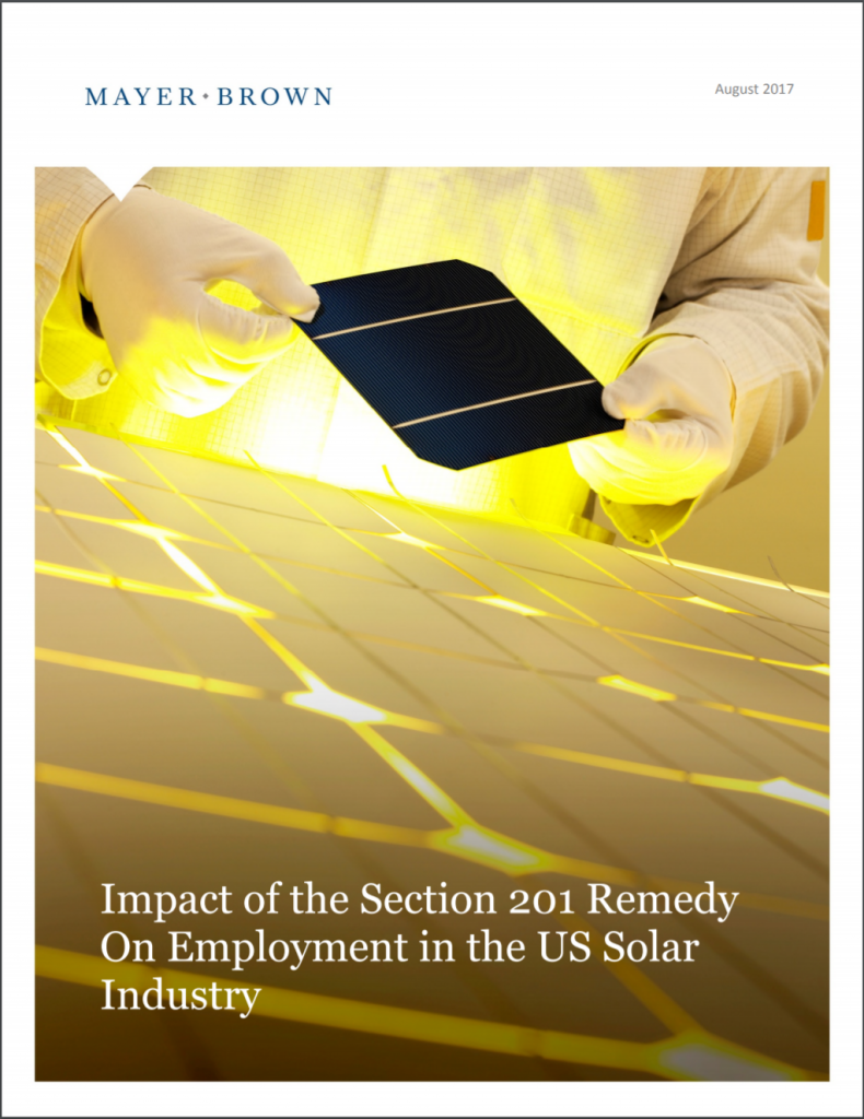 Impact of the Section 201 Remedy On Employment in the US Solar Industry ...