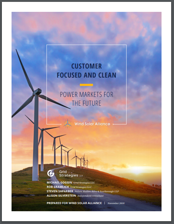 POWER MARKETS FOR THE FUTURE - OurEnergyPolicy