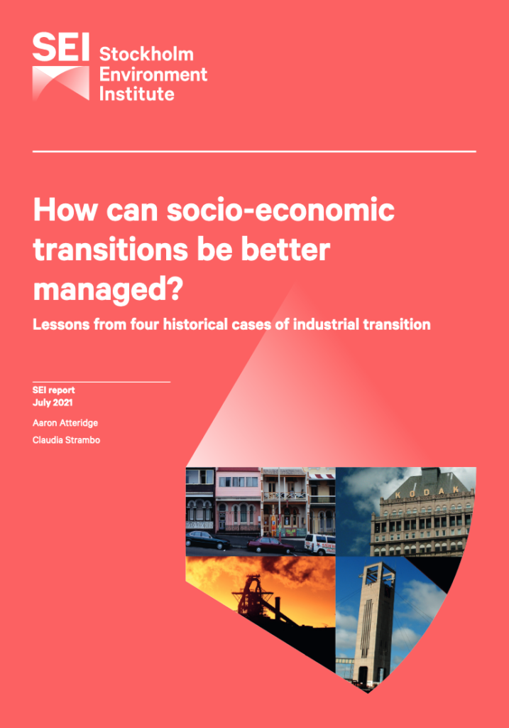 How can Socio-Economic Transitions be Better Managed? Lessons from Four ...