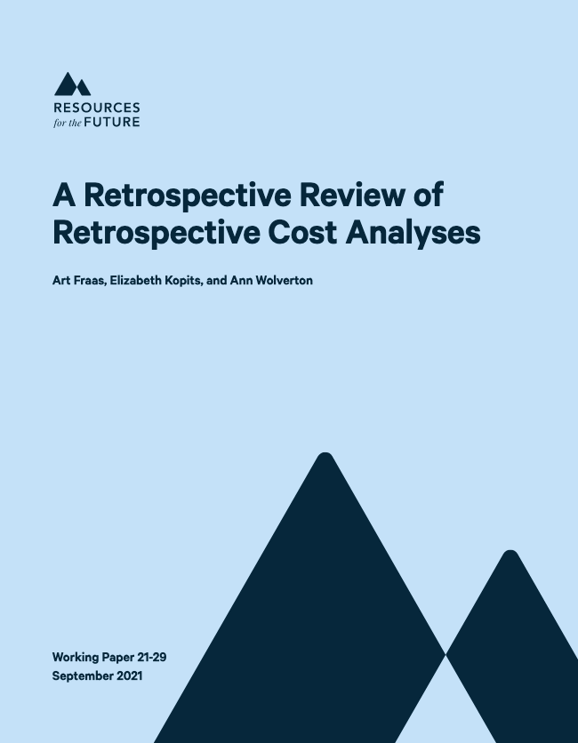 A Retrospective Review of Retrospective Cost Analyses - OurEnergyPolicy