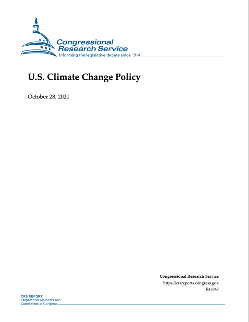 U.S. Climate Change Policy - OurEnergyPolicy