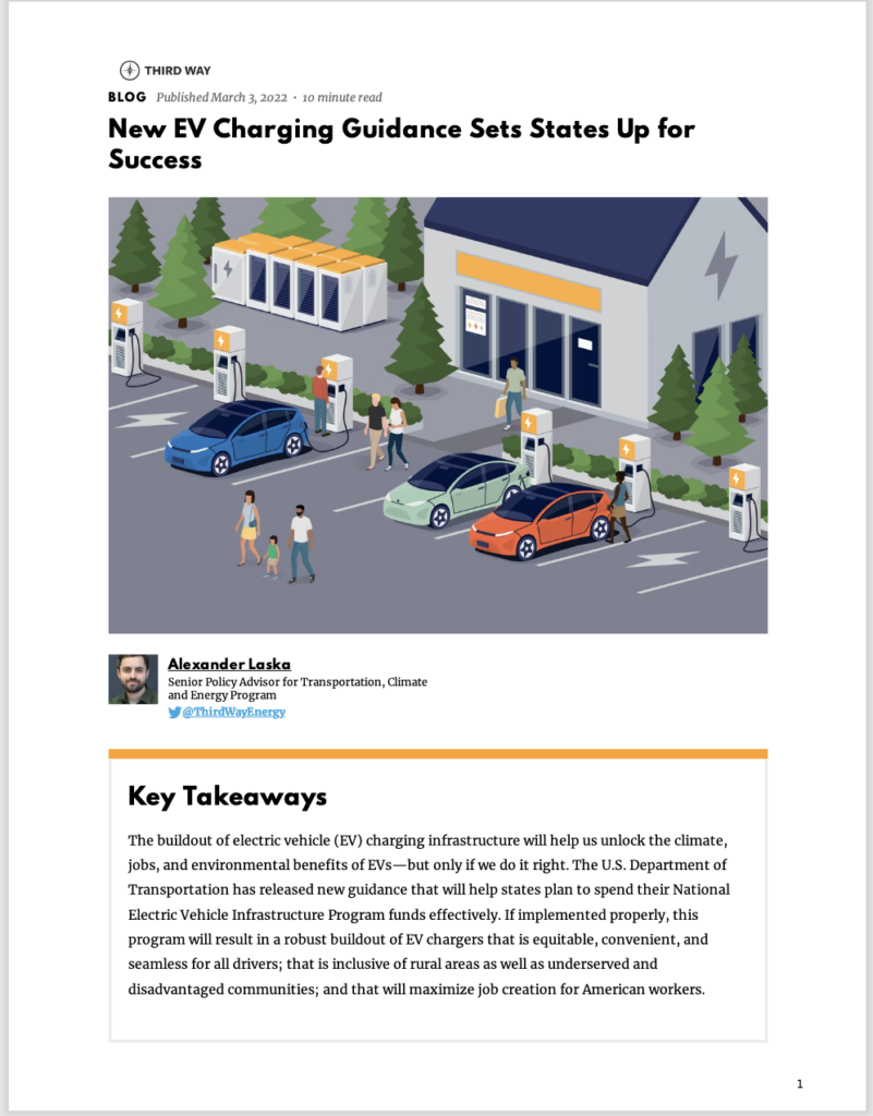 New EV Charging Guidance Sets States Up for Success - OurEnergyPolicy