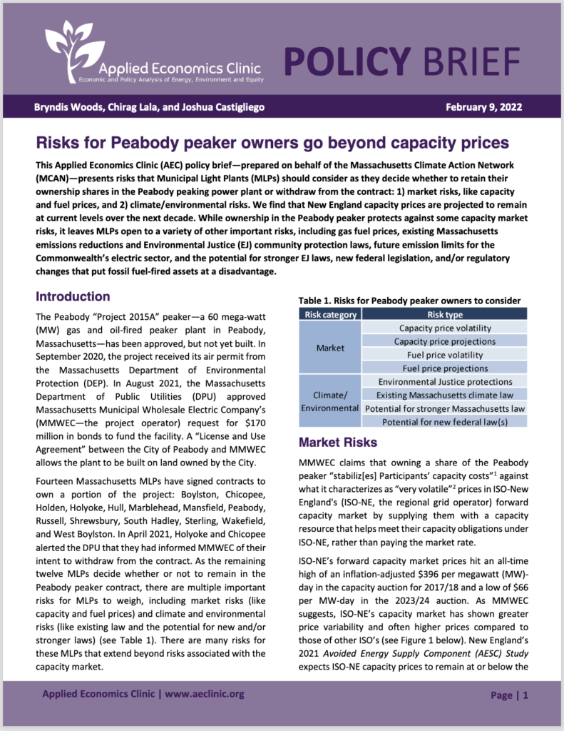 Risks for Peabody Peaker Owners Go Beyond Capacity Prices - OurEnergyPolicy