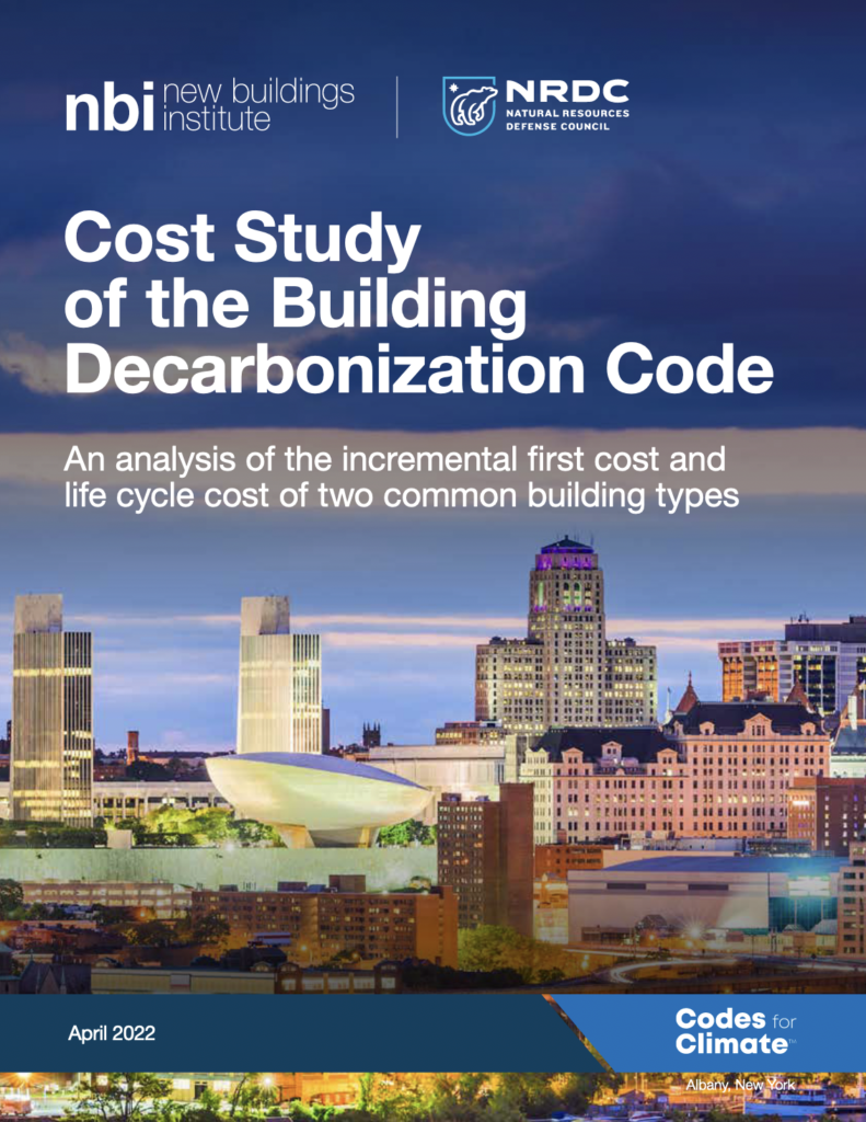 Cost Study of the Building Decarbonization Code - OurEnergyPolicy