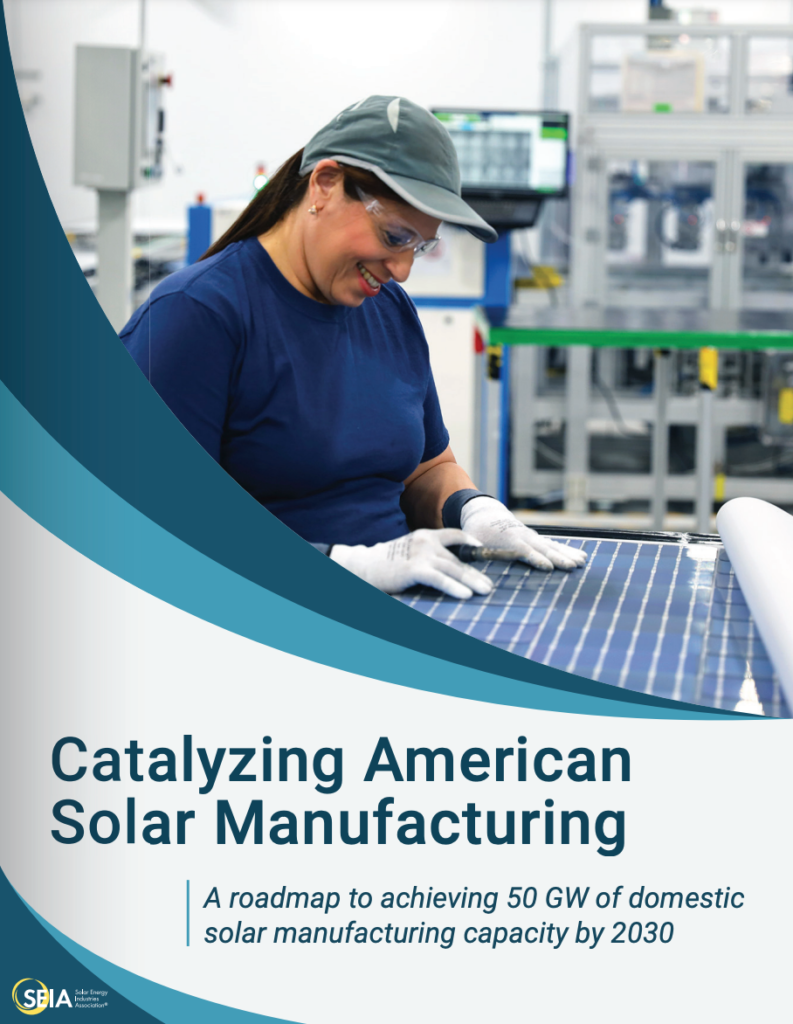 Catalyzing American Solar Manufacturing - OurEnergyPolicy