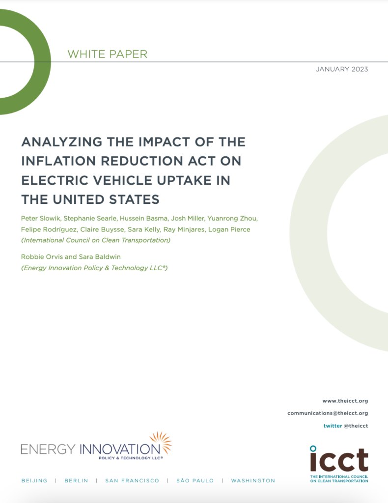 Analyzing the Impact of the Inflation Reduction Act on Electric Vehicle ...