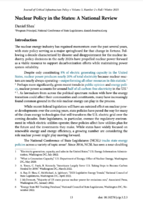 Nuclear Policy in the States: A National Review - OurEnergyPolicy