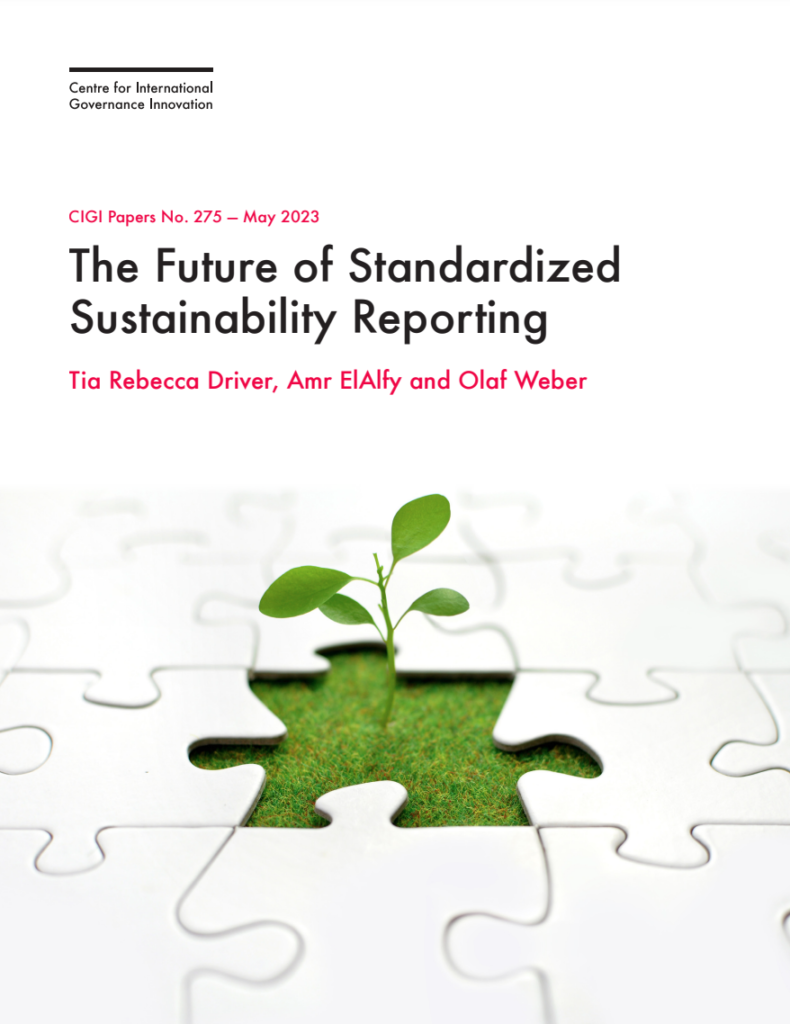 The Future of Standardized Sustainability Reporting - OurEnergyPolicy