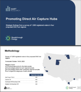 Promoting Direct Air Capture Hubs - OurEnergyPolicy