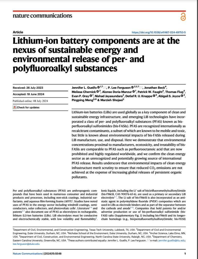 Lithium-Ion Battery Components are at the Nexus of Sustainable Energy ...