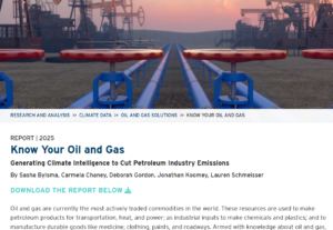 Know Your Oil and Gas: Generating Climate Intelligence to Cut Petroleum ...
